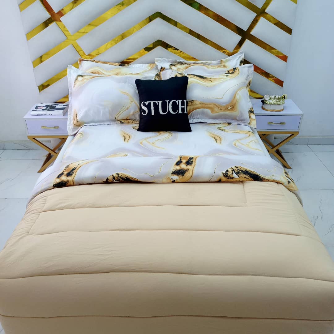 COMBINED CARTON WITH GOLD MABLE 7/7 DUVET SET - Stuch Beddings